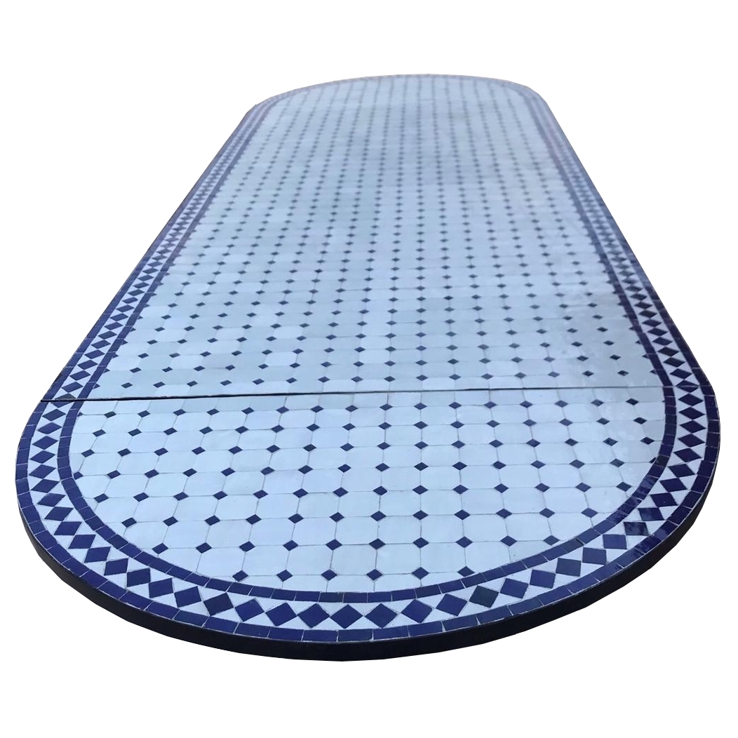 Tables panels console tables ceramic mosaic handmade Milan